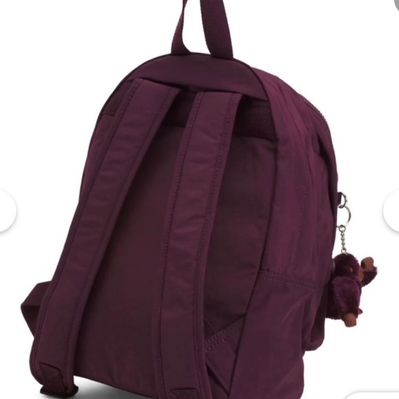 Kipling | Bags | Nwt Kipling Challenger Backpack Monkey Keychain Dark ...